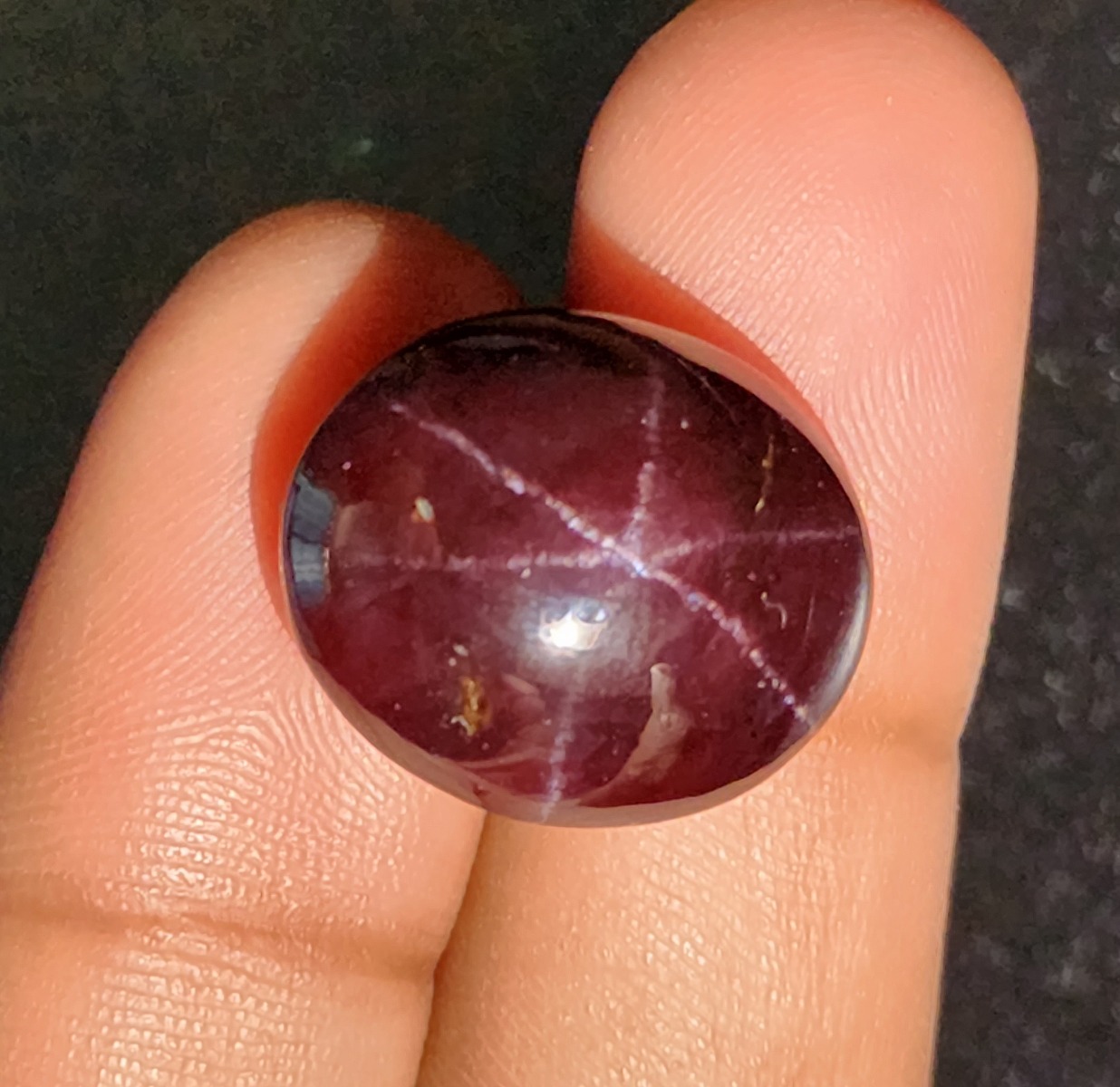 Polished Star Garnet
