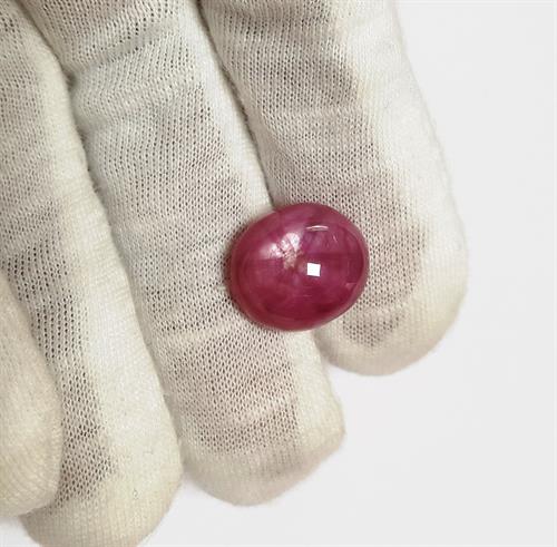 17.53 Carats Johnson Mines Star Ruby 14.93 x 12.92 x 8.04 mm
